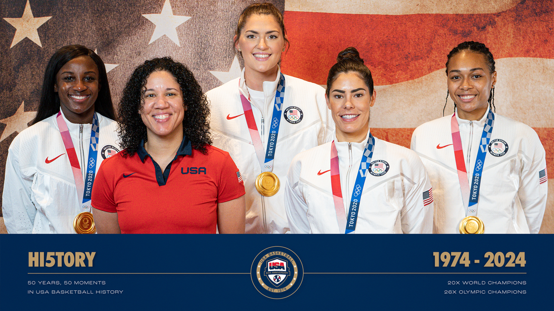 HI5T0RY: USA Women Win First 3x3 Olympic Gold in Tokyo - USA Basketball