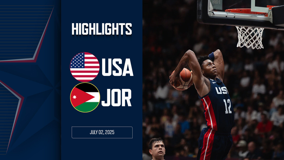 HIGHLIGHTS: USA vs Jordan | 2025 FIBA U19 World Cup | July 2, 2025 ...