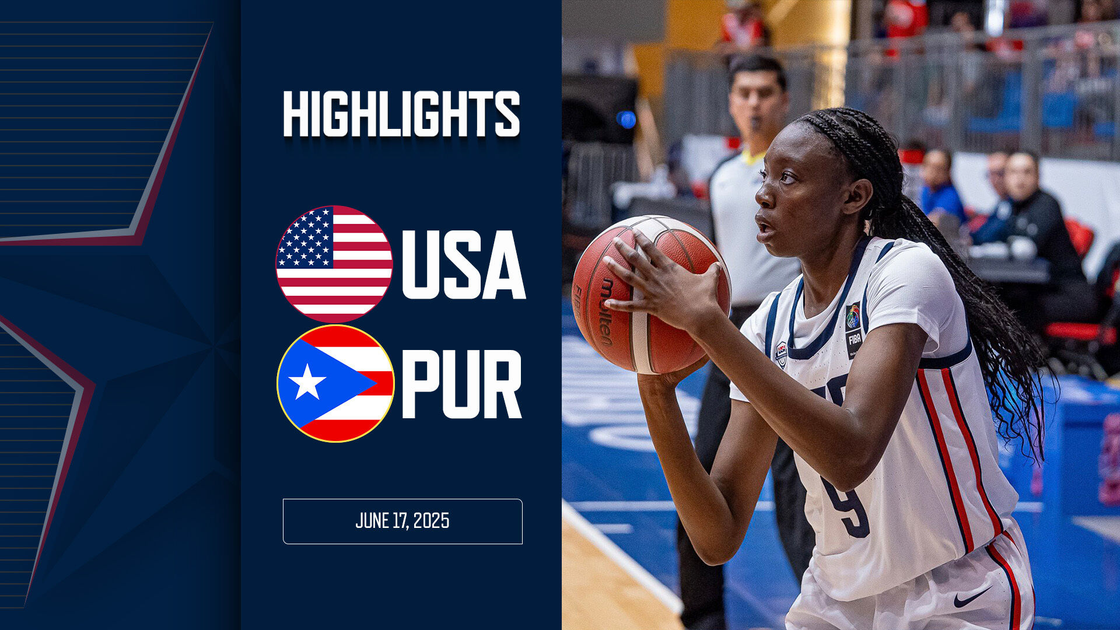 HIGHLIGHTS: USA vs Puerto Rico | 2025 FIBA U16 Women's AmeriCup | June ...