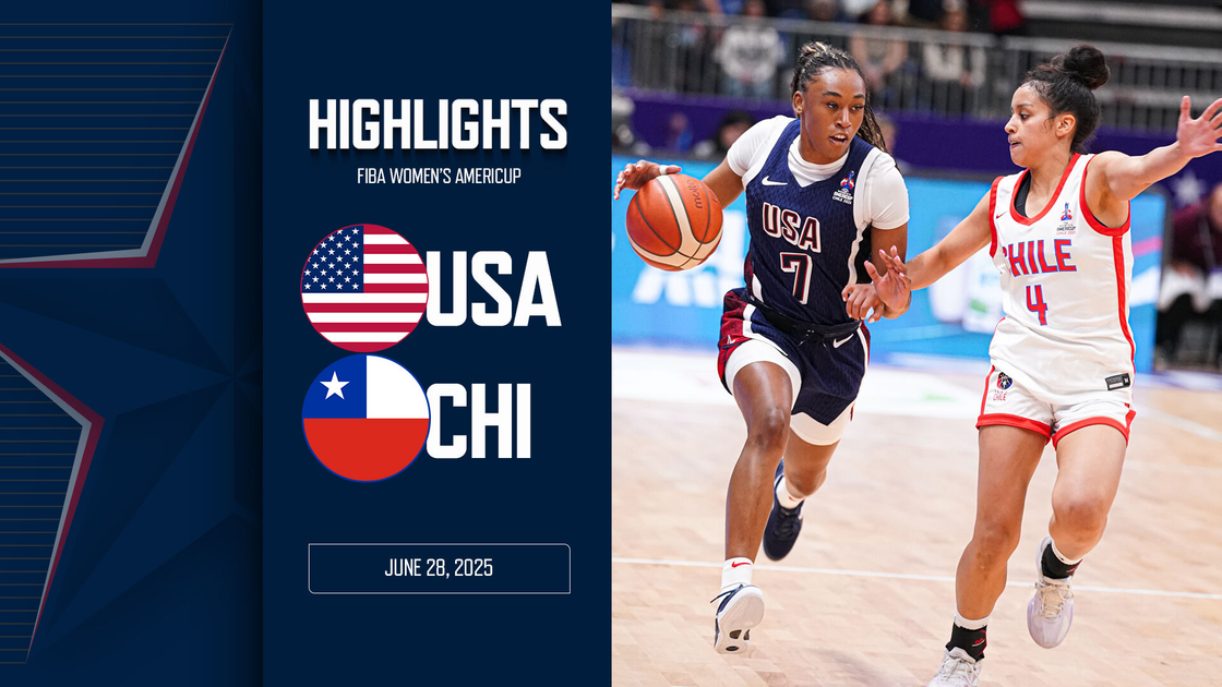 HIGHLIGHTS: USA vs Chile | 2025 FIBA Women's AmeriCup | June 28, 2025 - USA Basketball