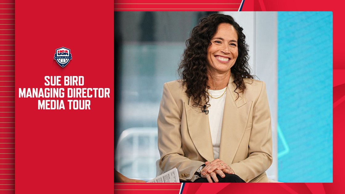 MEDIA TOUR // Sue Bird's first day as Managing Director - USA Basketball